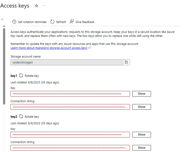 Queue provider: Azure Storage Queue