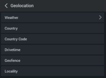 Geolocation Decision Criteria